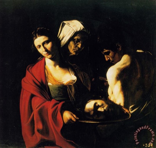 Salome with the Head of John the Baptist by Caravaggio